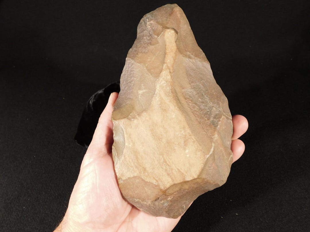 HUGE One Million Year Old Early Stone Age ACHEULEAN Handaxe Mali 1144gr - Etsy