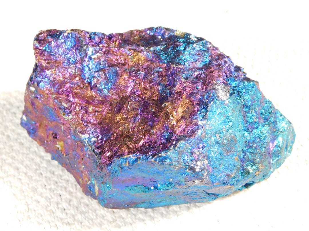 Big! Bright IRIDESCENT Peacock Copper Chalcopyrite or Peacock Ore ...
