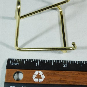 MINI Gold Color Display Stand for Small Plates, Fossils and More - Etsy