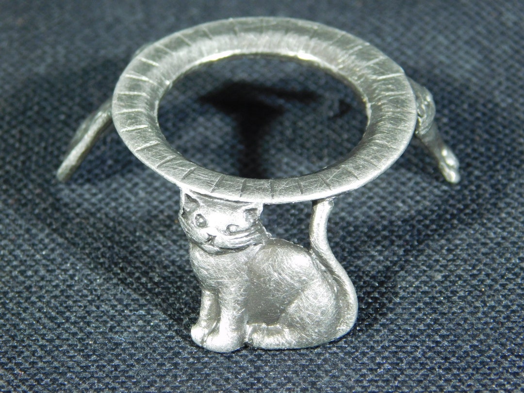 CAT Sphere Display Stand Small Size Pewter Color - Etsy