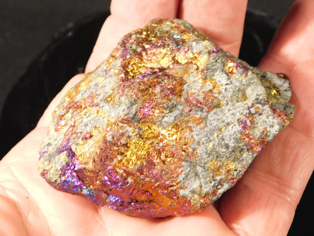 Iridescent Copper and Purple Peacock Copper..chalcopyrite or Peacock ...