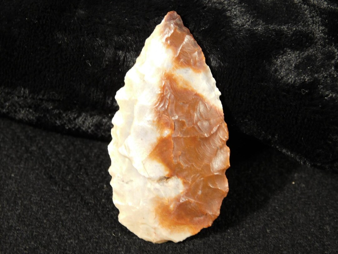 Ancient SERRATED Round BASE Form Arrowhead or Flint Artifact Niger 3.07 ...