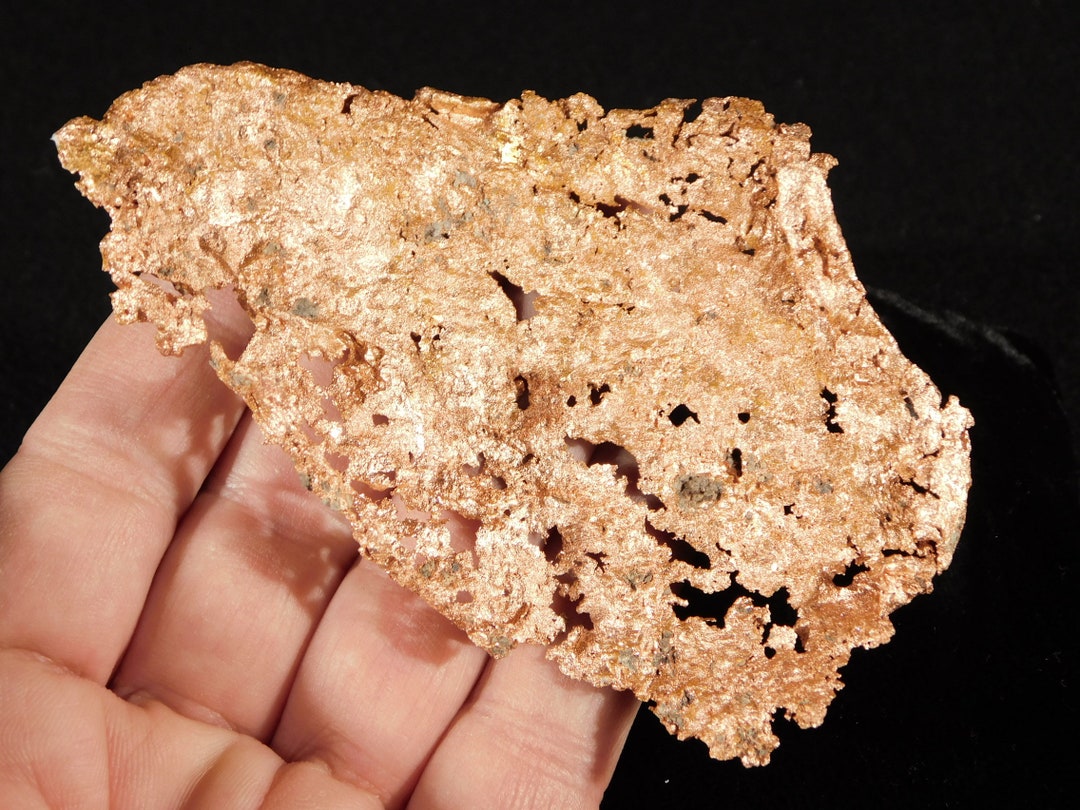 Sheet COPPER Nugget or Native Copper Float 100% Natural Michigan 35.6gr ...