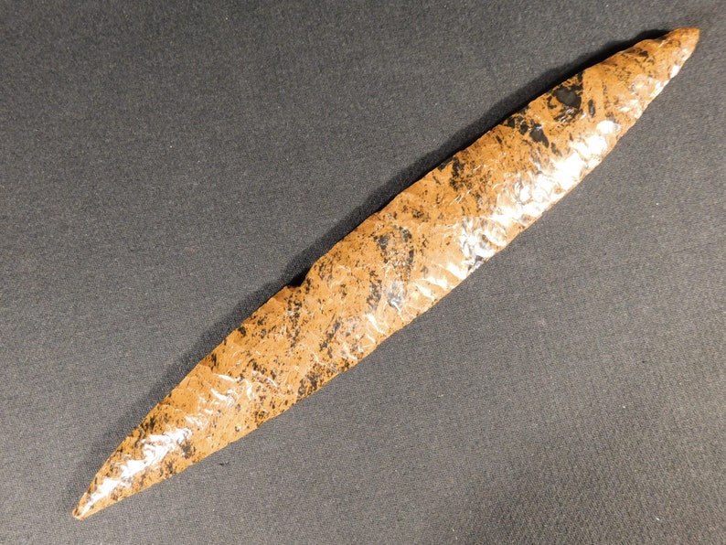 Huge! Ancient COLIMA Mahogany Obsidian Blade Knife or Spear Mexico ...