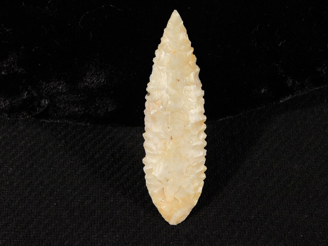 Ancient SERRATED Lanceolate Form Arrowhead or Flint Artifact Niger 1.51 ...