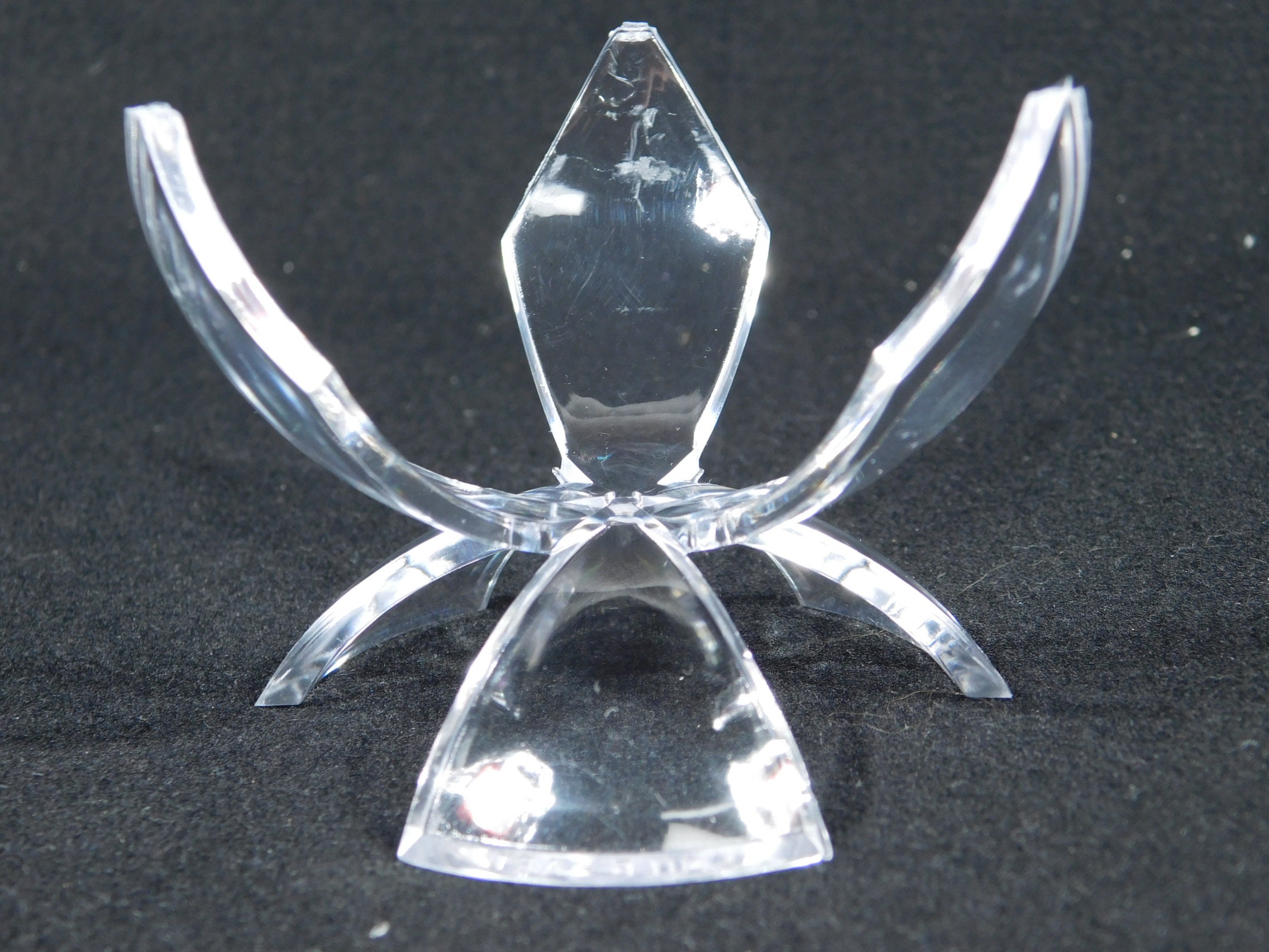 LARGE Lucite TULIP Three Prong Display Stand - Etsy