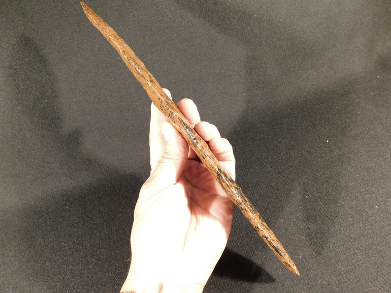 Huge! Ancient COLIMA Mahogany Obsidian Blade Knife or Spear Mexico ...