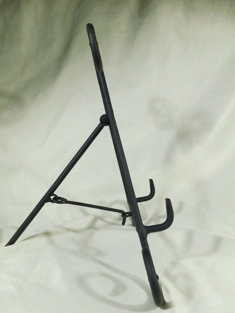 Large Black Metal SCROLL Easel Display Stand - Etsy