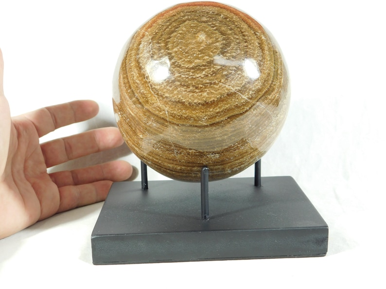 Large Size Three Post Black Display Stand for Spheres Minerals - Etsy