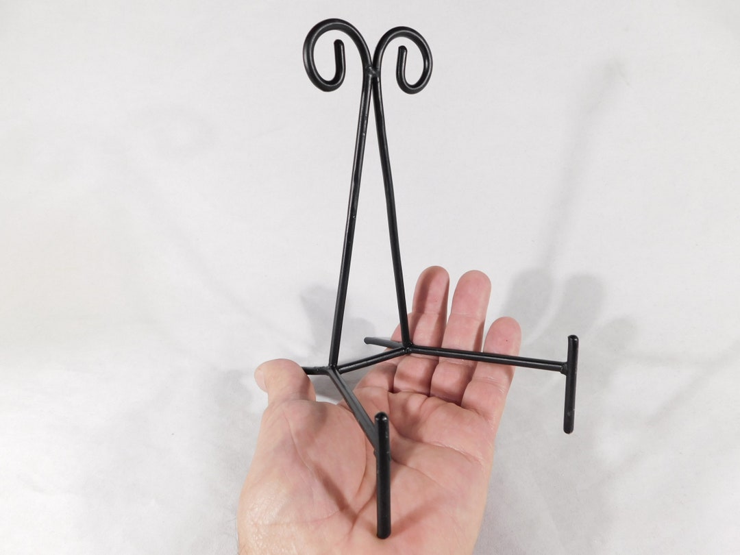 Easel Display Stand Scroll Design Black Metal Large Size - Etsy