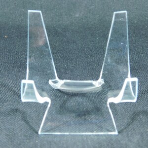Easel Display Stand Small Size Clear Lucite - Etsy