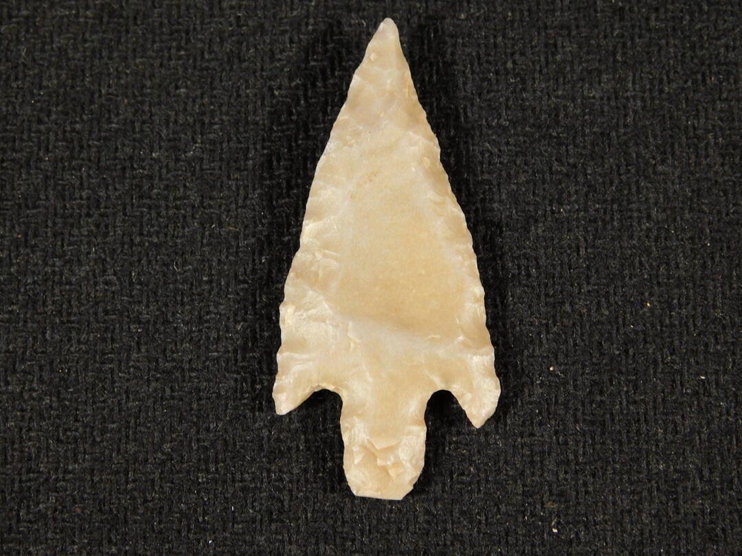 Ancient Extended BARB Basal Notched Form Arrowhead or Flint Artifact ...