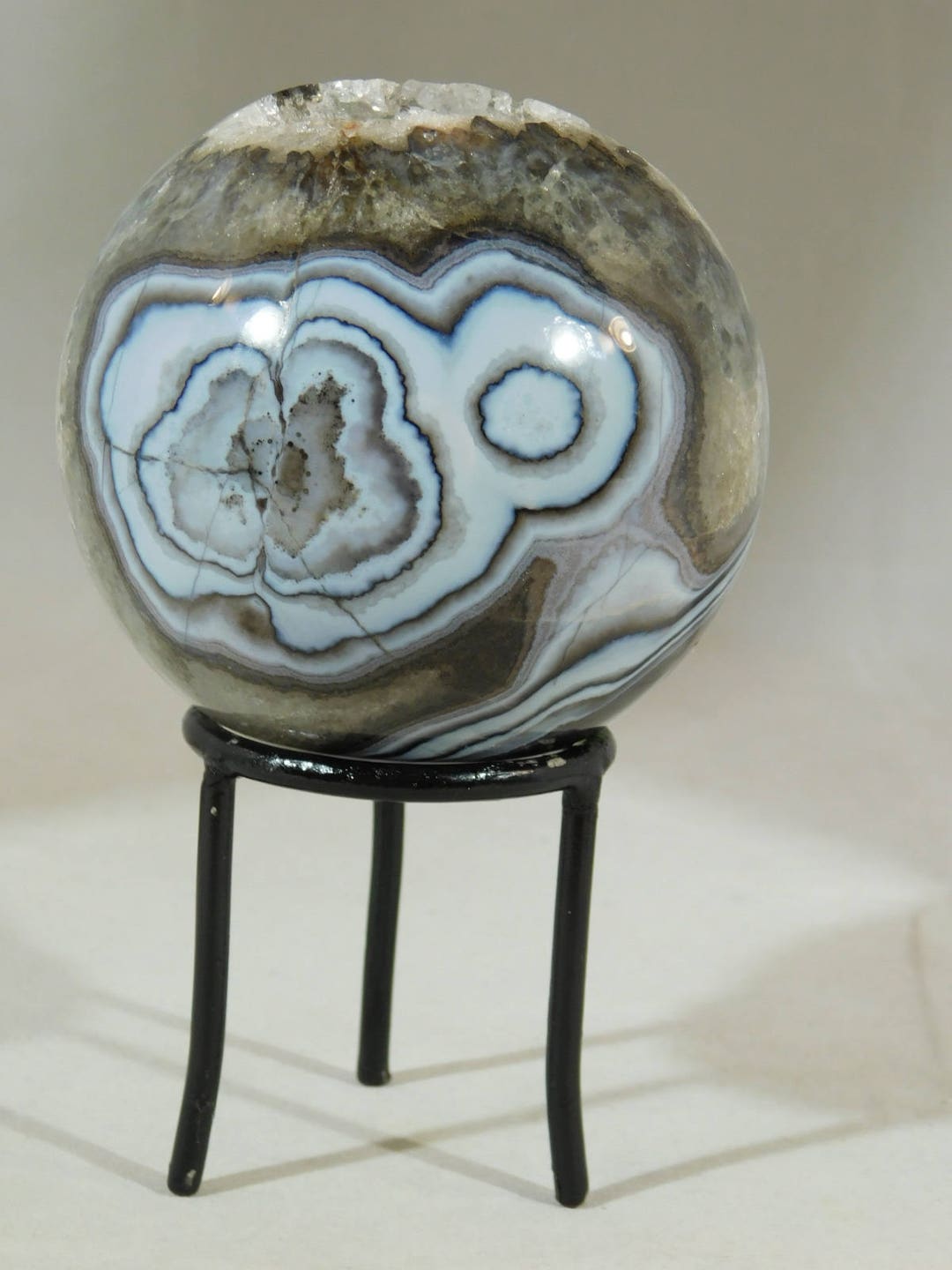 Large Tall Metal Sphere Stand Egg Stand or Globe Stand - Etsy