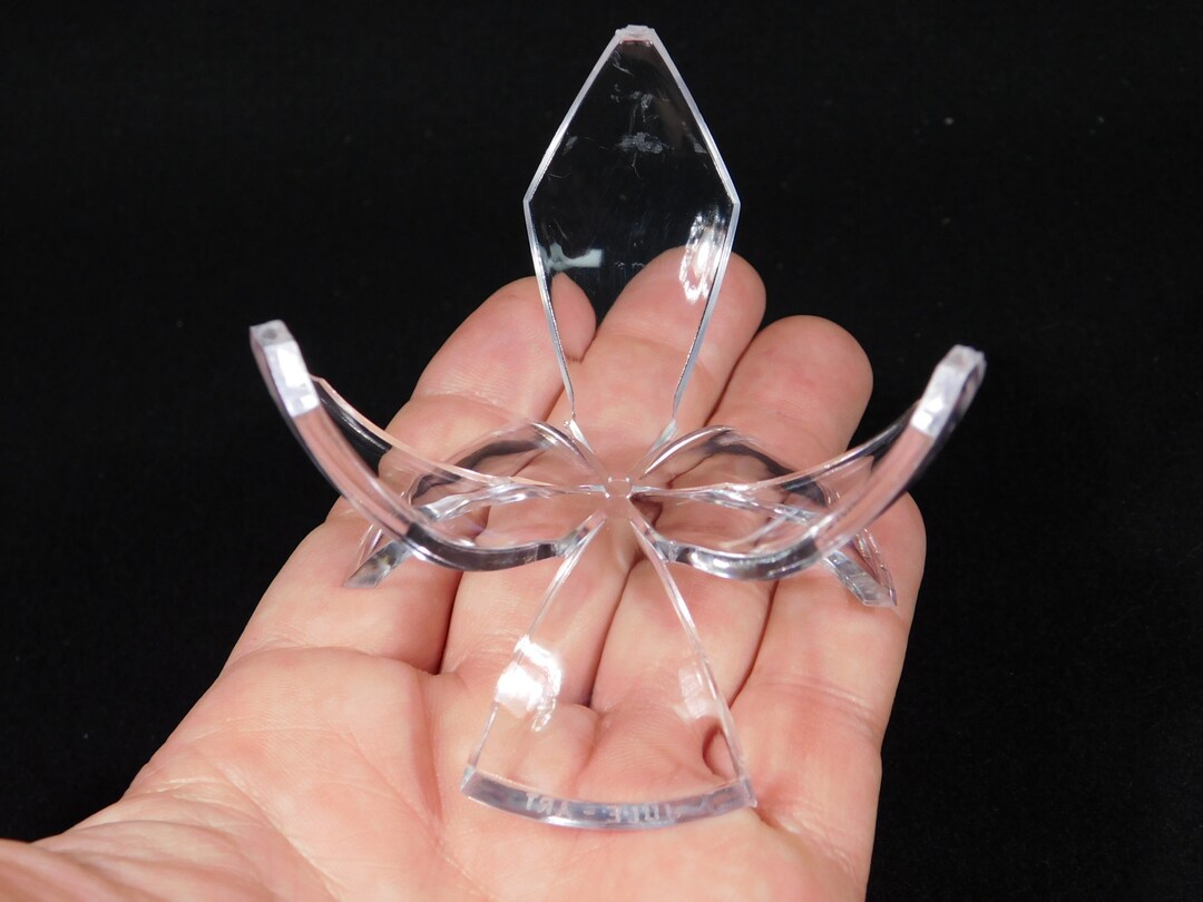 LARGE Lucite TULIP Three Prong Display Stand - Etsy