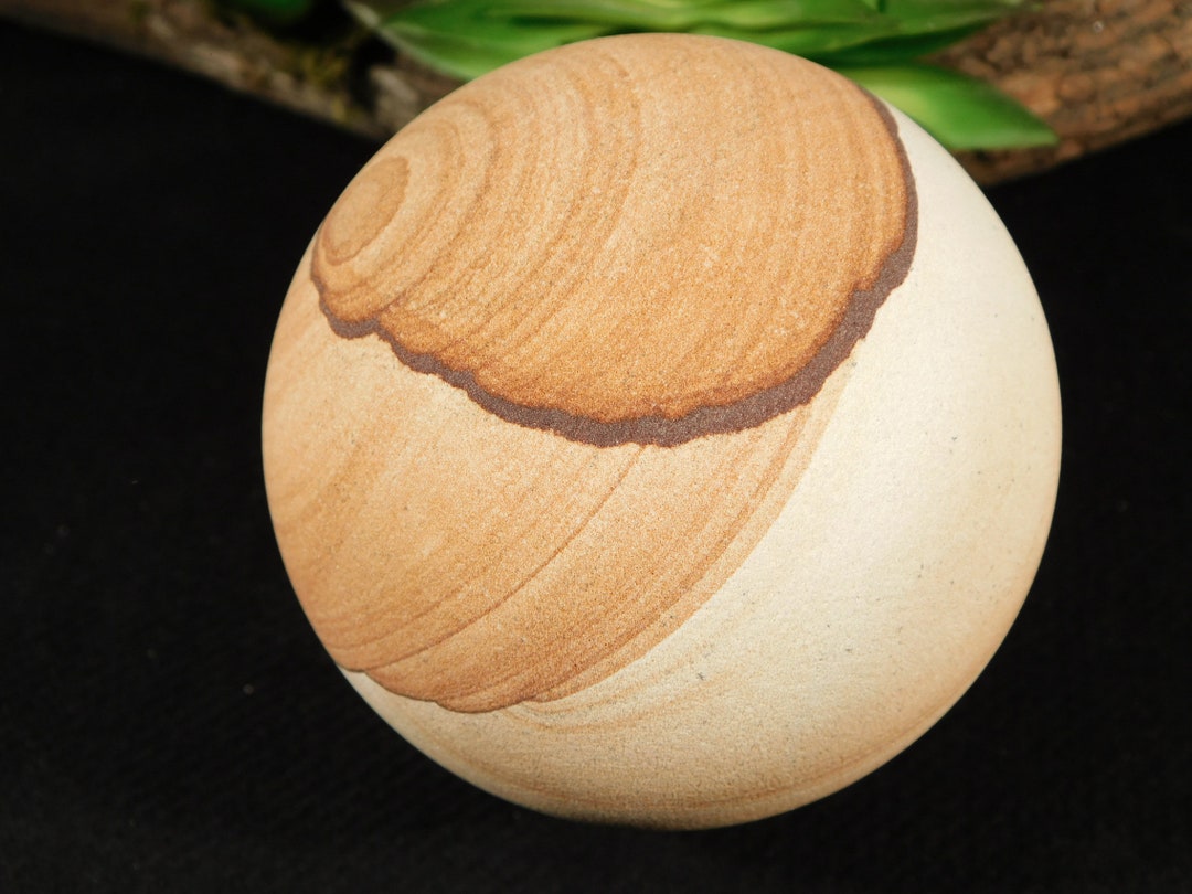 Big Navajo SANDSTONE SPHERE With Lines of Hematite From Utah 548gr - Etsy