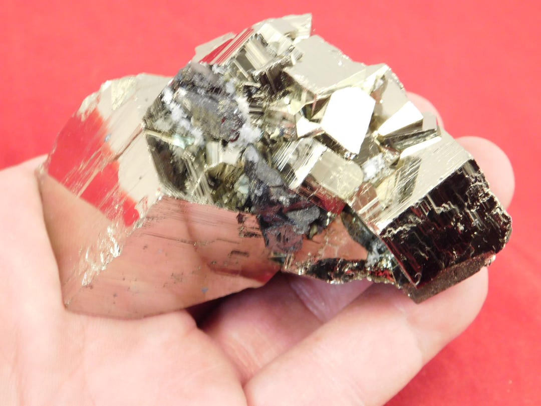 Larger Nice! PYRITE CUBE Cluster With Sphalerite 100% Natural Peru ...