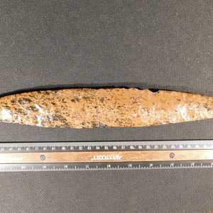 Huge Ancient COLIMA Mahogany Obsidian Blade Knife or Spear Mexico 189gr ...
