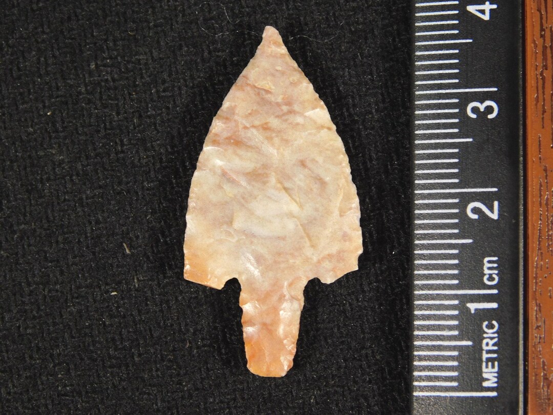 Ancient BULLET Form Basal Notched Arrowhead or Flint Artifact Niger 6. ...