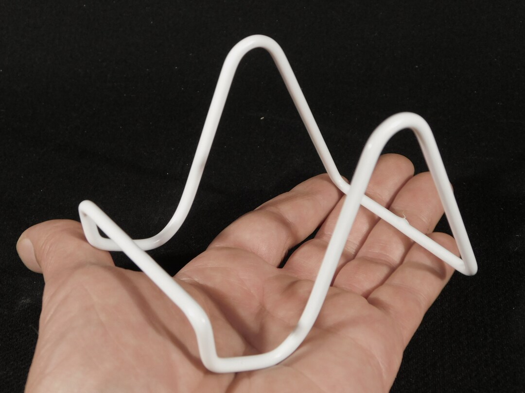 Easel Display Stand Metal Small Size White Color Vinyl Coated - Etsy