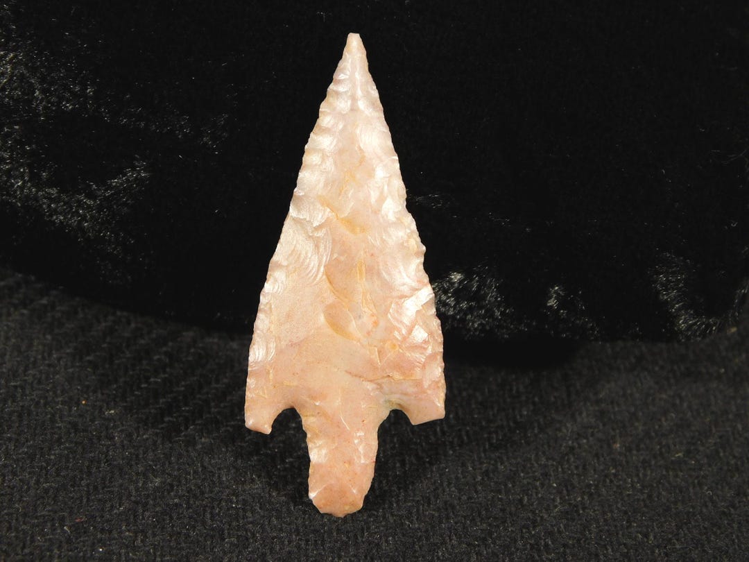 Ancient Extended BASE Basal Notched Form Arrowhead or Flint Artifact ...
