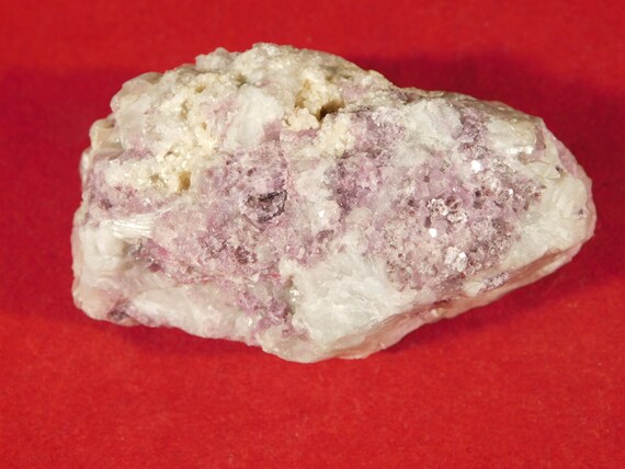 Jewelry & Beauty Lepidolite with Albite Natural Gemstone Cluster ...