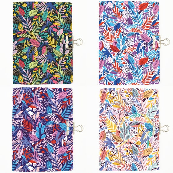 Set of 4 Tropical Leaves Notebook Insert Choice of Paper | Etsy