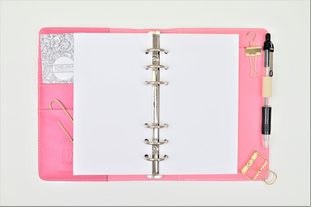 Plain All Sizes Filofax PRINTED AND PUNCHED Luxury Paper - Etsy