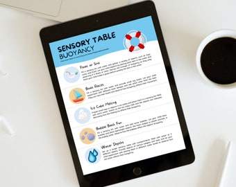 Sensory Table Poster Digital Download Hands on Learning - Etsy