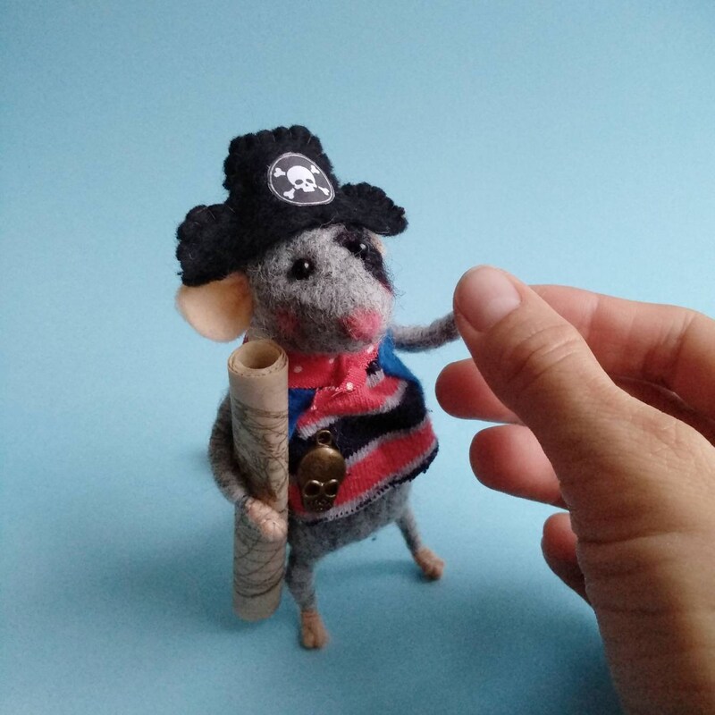 Mouse Pirate - Etsy