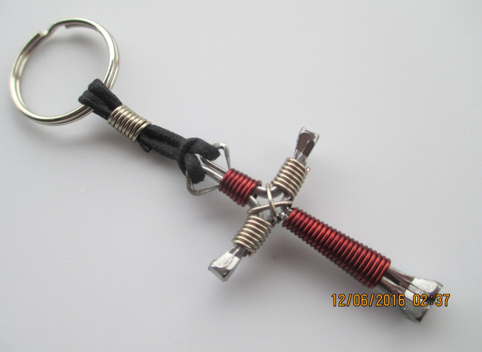 NAIL CROSS KEYCHAINS 5 Pack Great Gifts for | Etsy