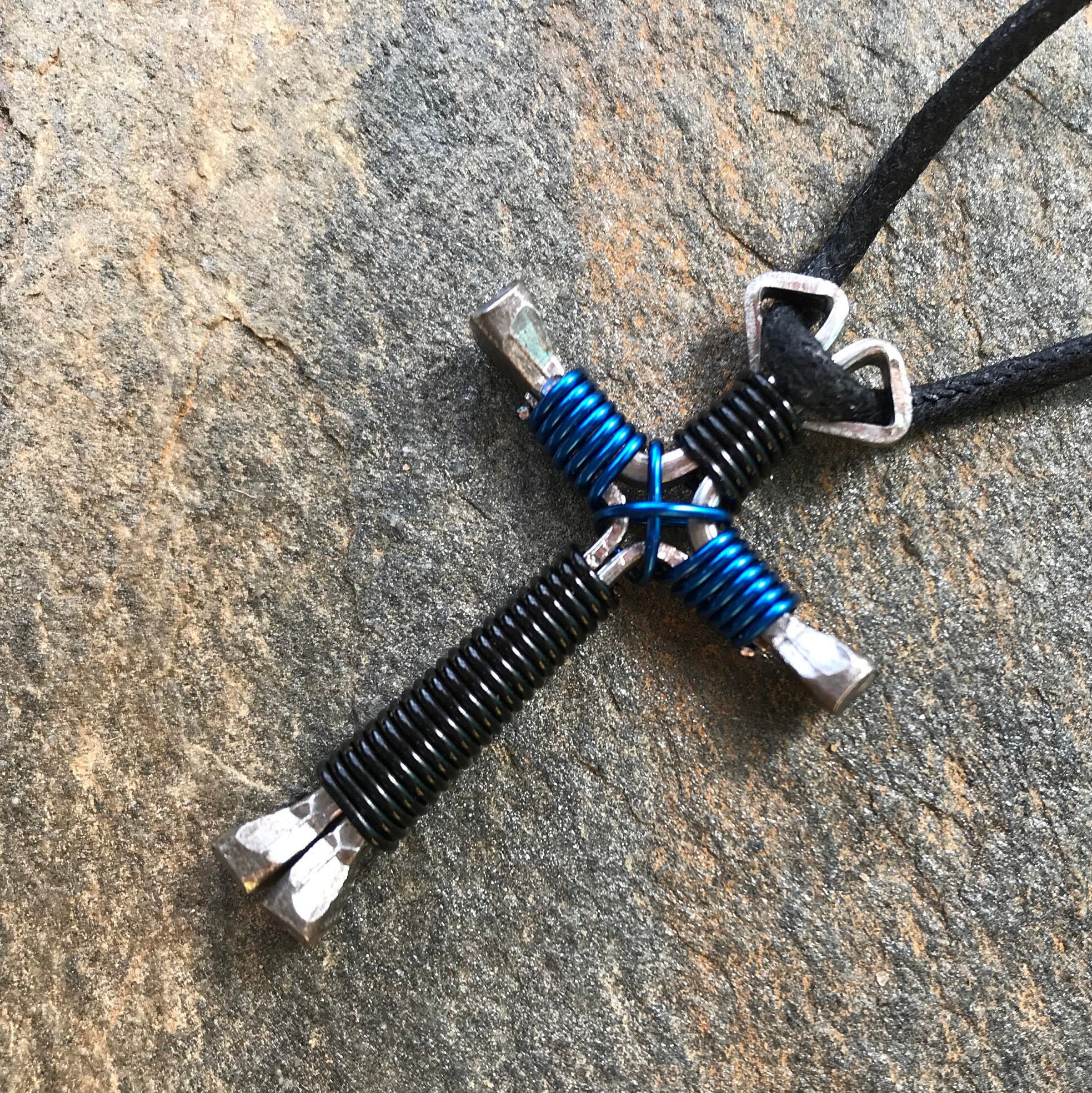 POLICE OFFICER Necklace-adjustable Black Cord-made of 4 - Etsy