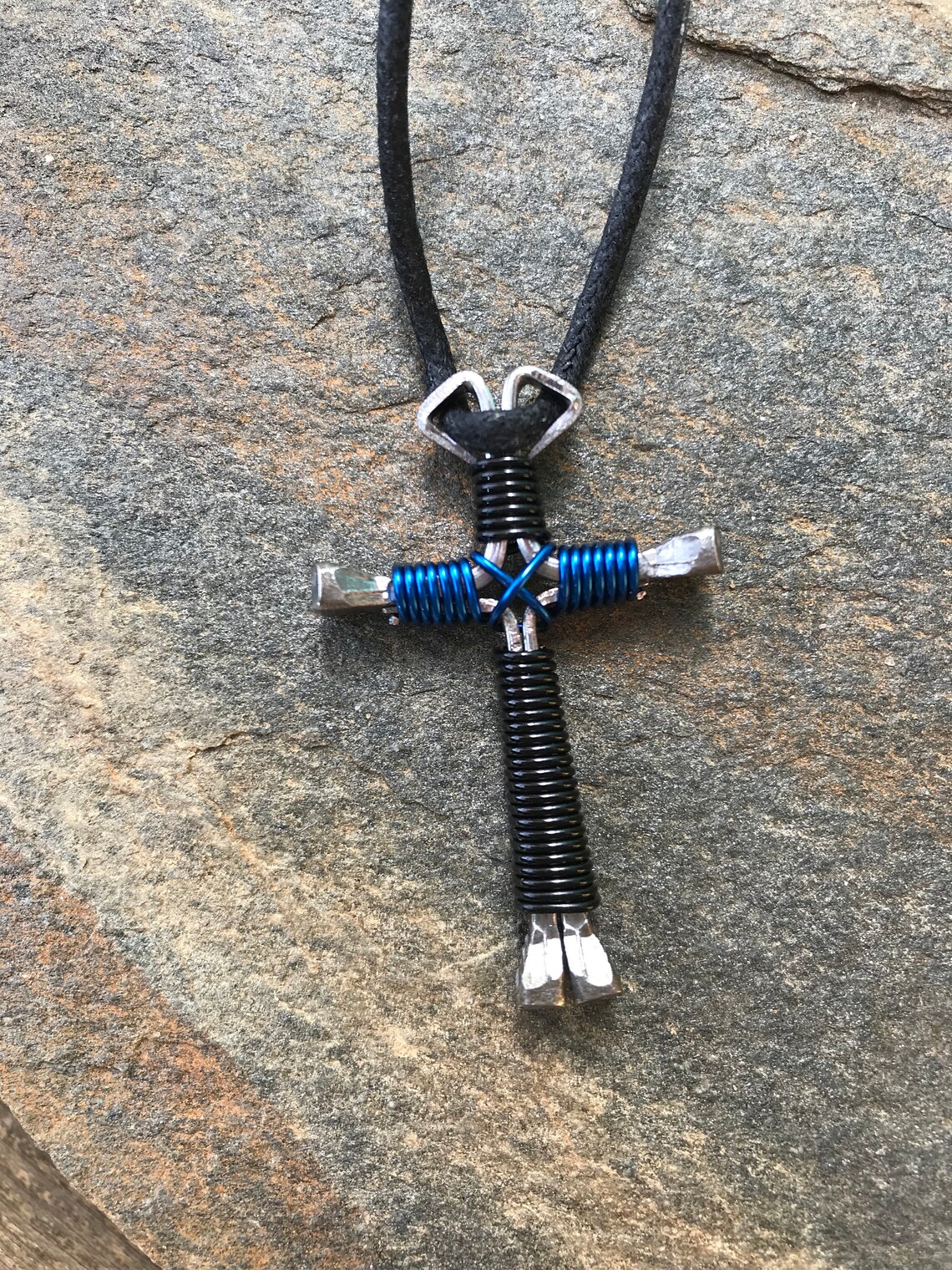 POLICE OFFICER Necklace-adjustable Black Cord-made of 4 - Etsy