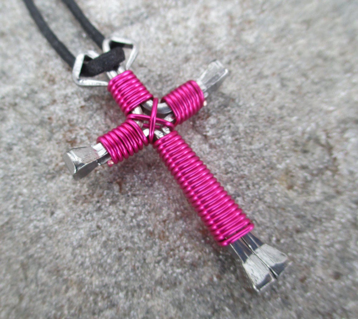 NECKLACES NAIL CROSS Ships Free 10 Pack Great for Youth | Etsy