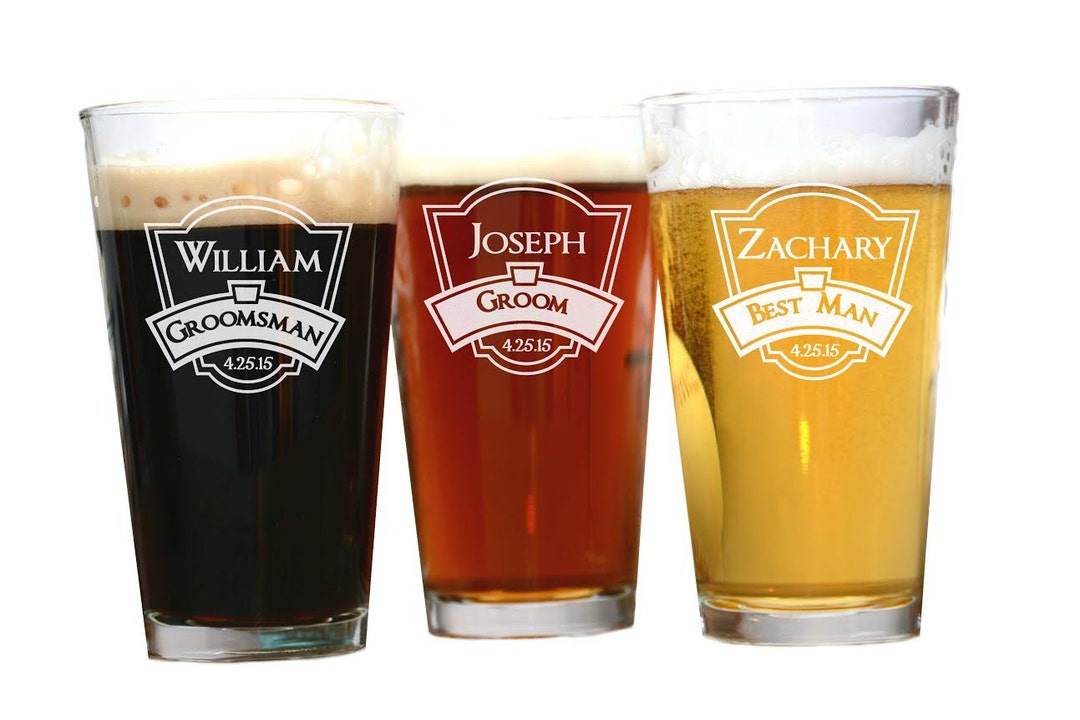 Personalized Pint Beer Glass, Custom Engraved Pint Glass for Any ...