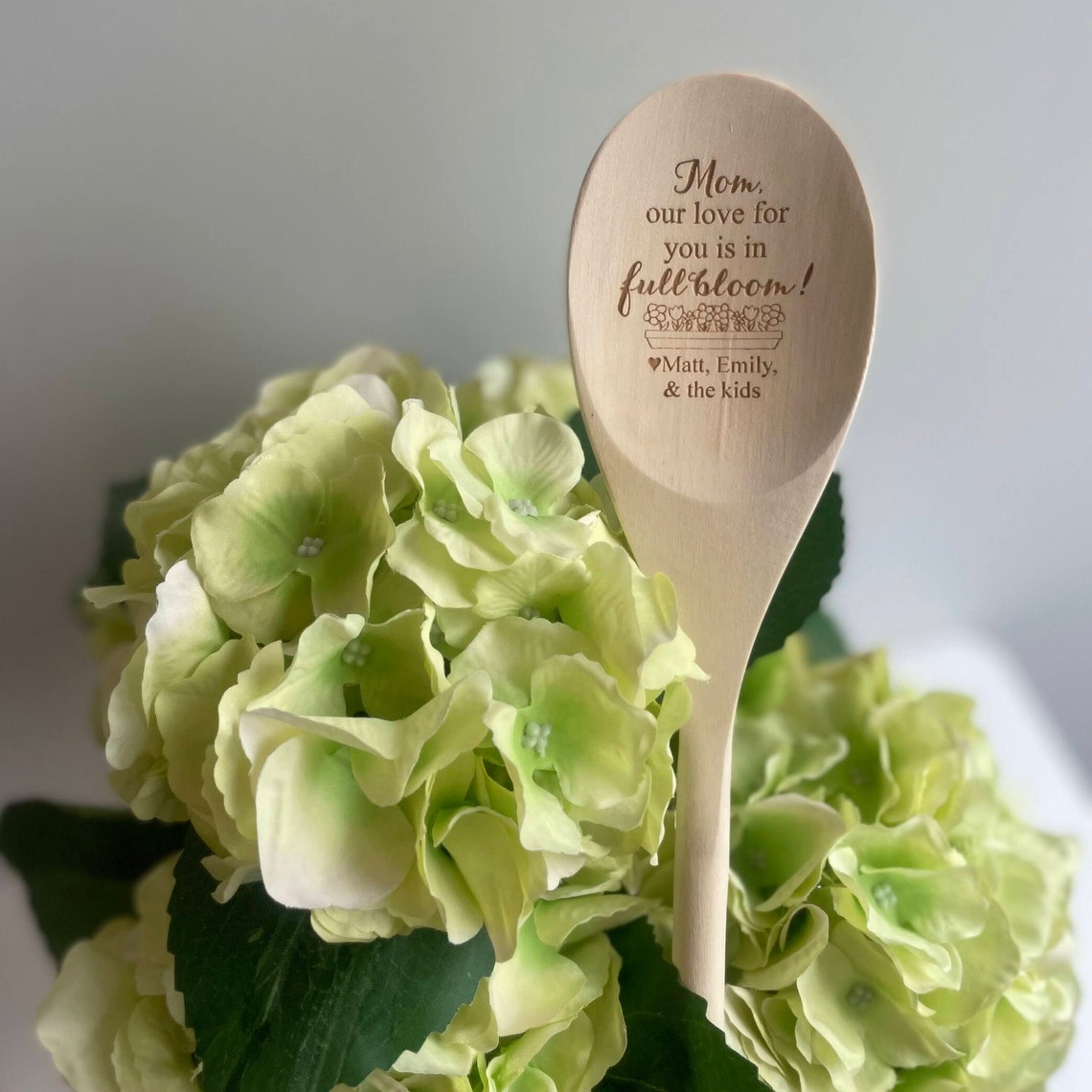 Personalized Gift for Grandma Wood Mixing Spoon Grandparents | Etsy