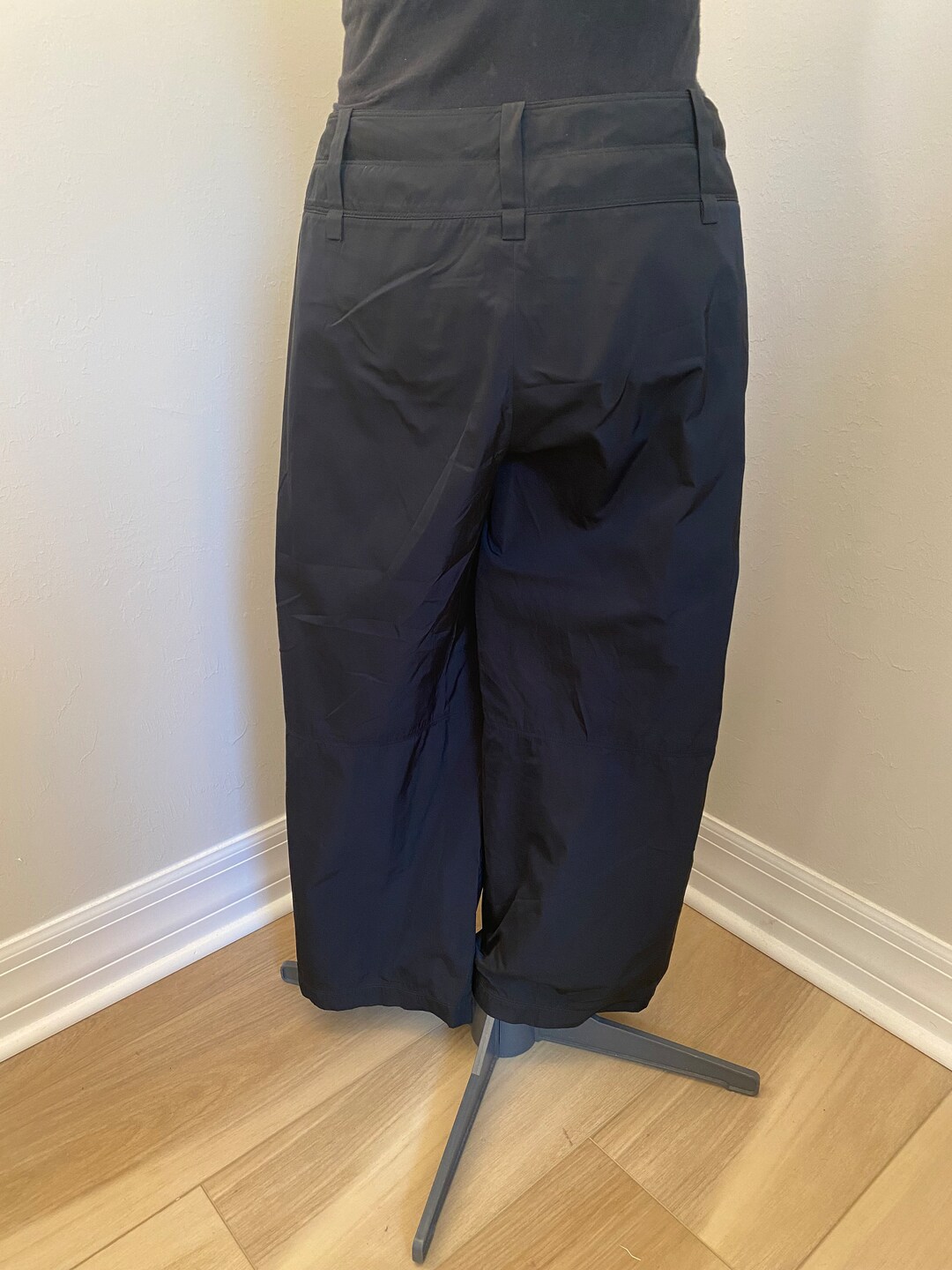 Vintage Lida Baday Canada Black Wide Leg Travel Pants Size 10 - Etsy