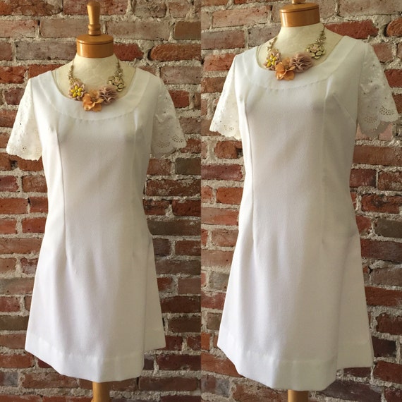 Women's Vintage 1960's/1970's White Polyester Cap - Etsy