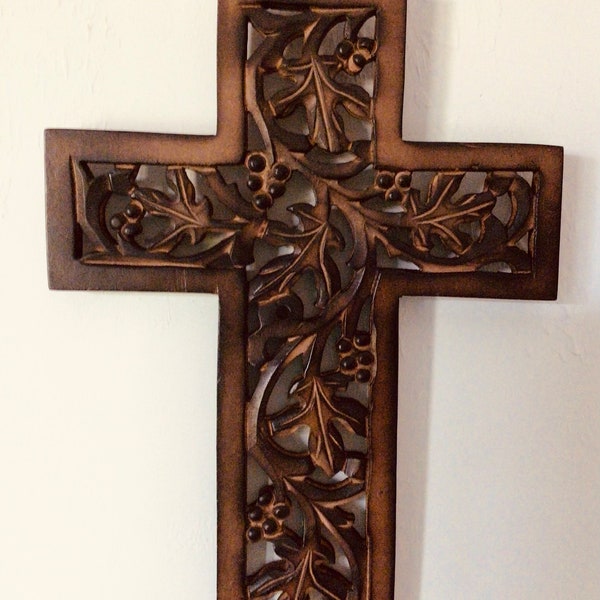 Wooden Wall Cross - Etsy