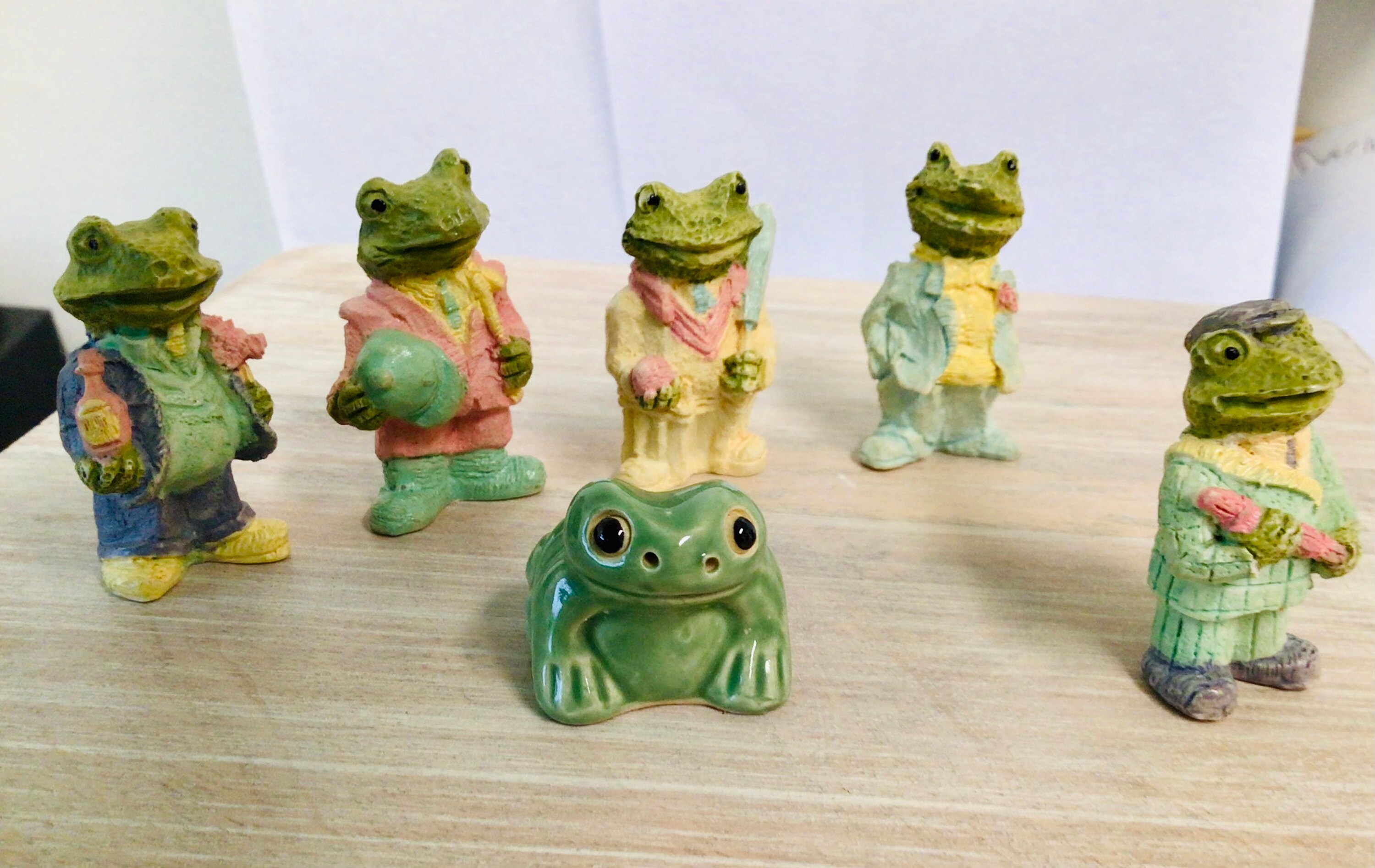 Frog Figurine Collection-instant Frog Collection-resin and - Etsy