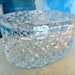 Lead Crystal Glass Trinket Box Crystal Oval Jewelery Box-vtg Crystal ...