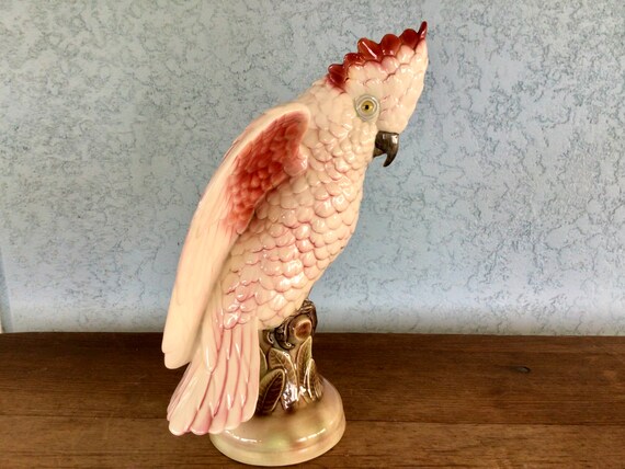 Vintage Will George Cockatoo Statement Piece White And Etsy