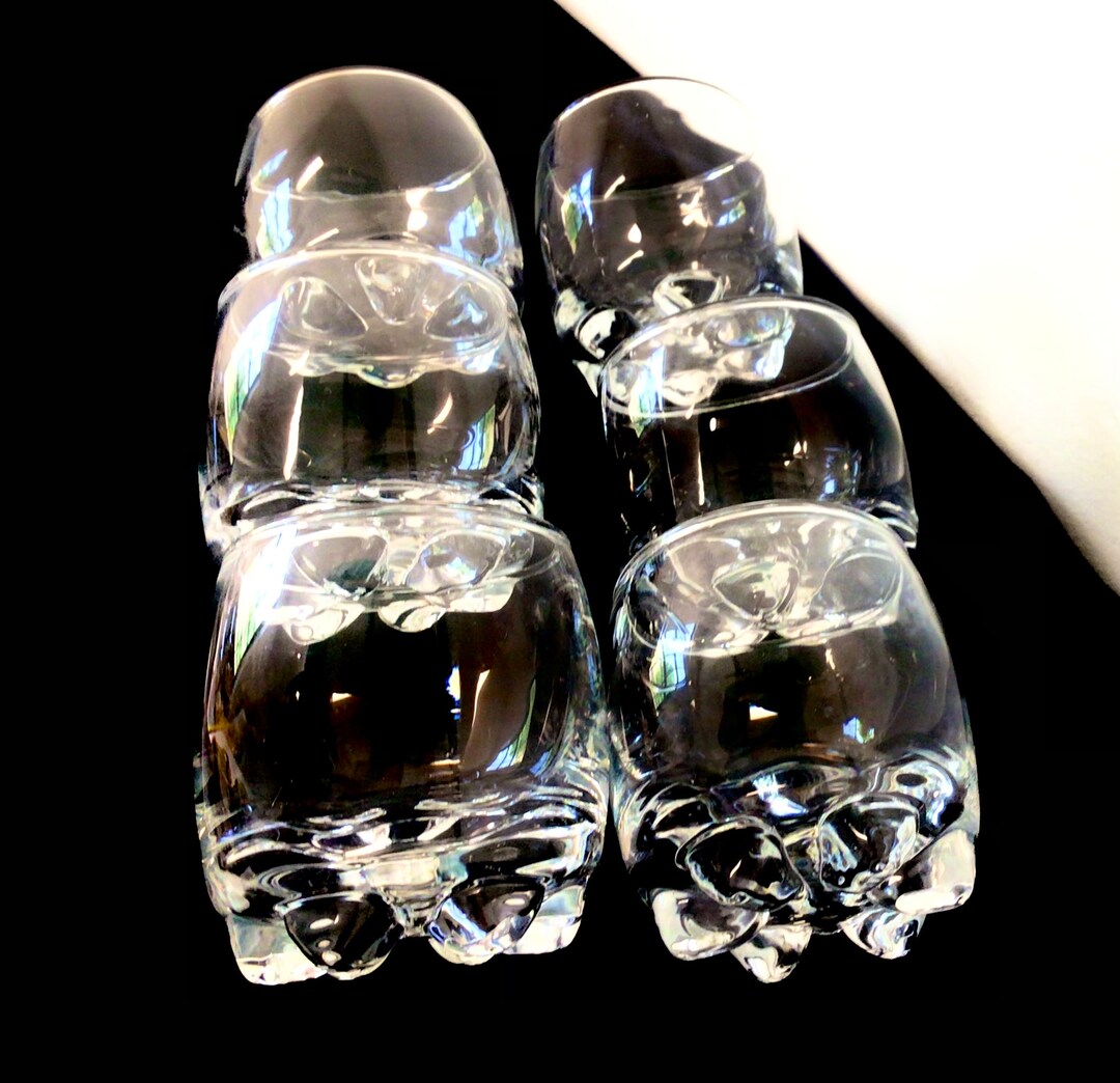 Set of Six Italian Shot Glasses - Bormioli Rocco Galassia 2oz Shot ...