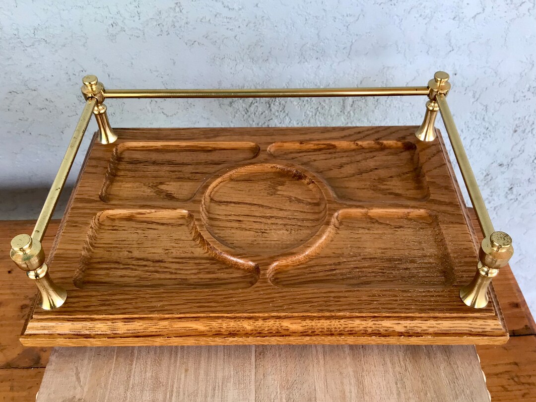 MCM Men’s Dresser Valet Tray -wooden Mid Century Modern Men’s Valet ...