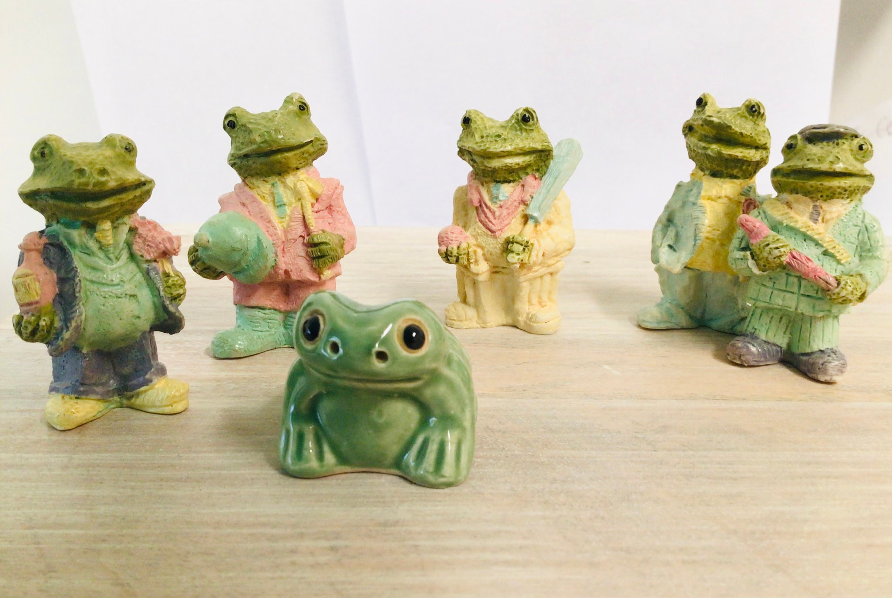 Frog Figurine Collection-instant Frog Collection-resin and - Etsy