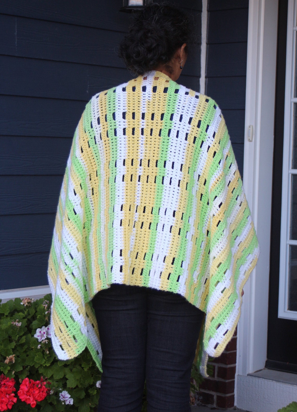 Cozy Ruana Pattern Crochet Ruana Pattern Shawl Pattern - Etsy