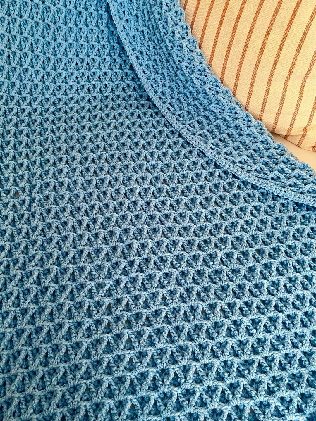 Belize Throw Pattern, 6-sizes, Crochet Blanket Pattern, Afghan Pattern ...