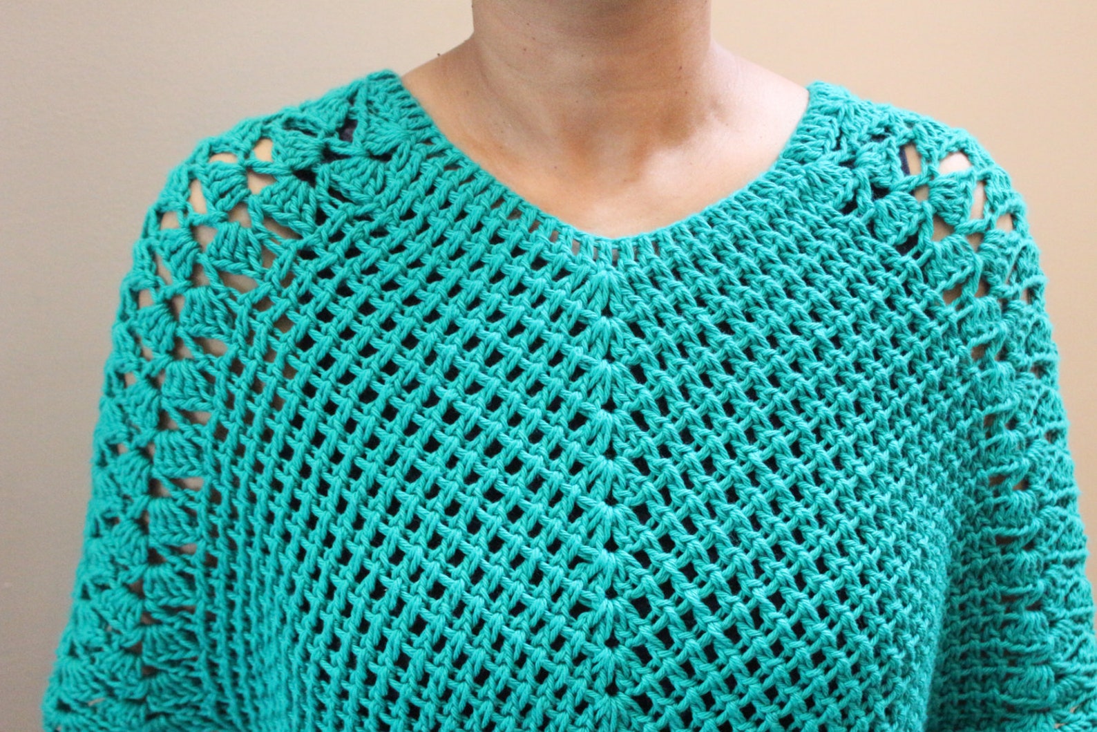 Crochet Poncho Top Pattern Poncho Top Pattern Crochet Poncho - Etsy