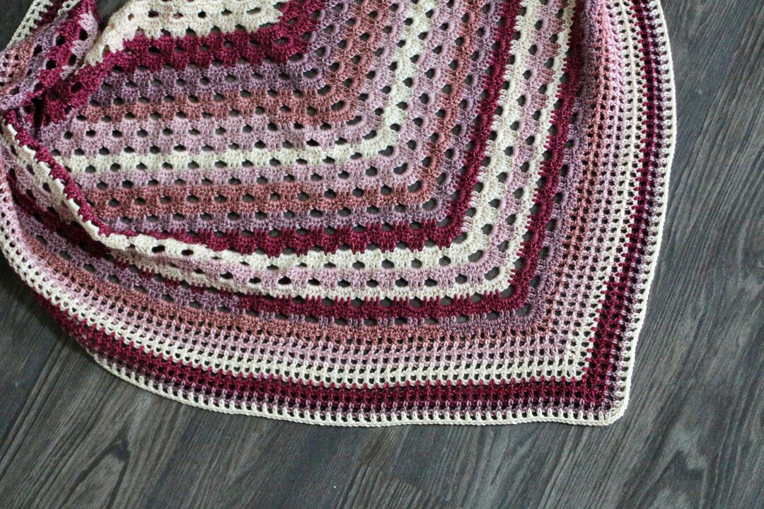 Arches Triangular Crochet Shawl Pattern, Triangular Crochet Shawl ...