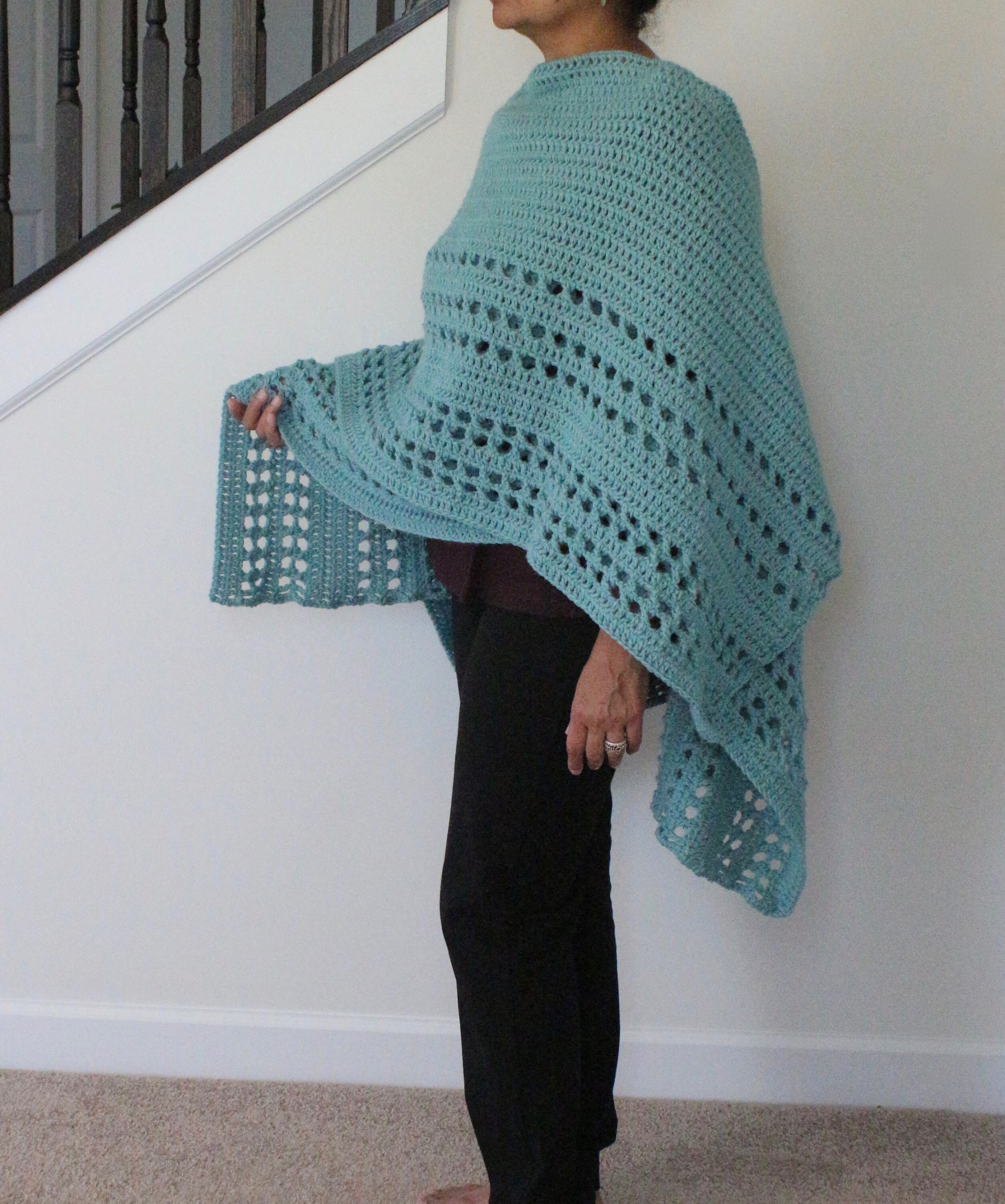 Cozy Nights Ruana Pattern, Crochet Ruana Pattern, Shawl Pattern ...