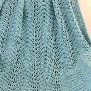 Lightweight Lacy Blanket Pattern, 7-sizes, W/video, Throw Pattern ...